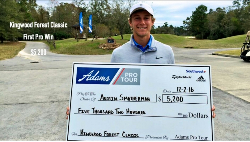 Alumni Austin Smotherman Wins His First Professional Tournament - First ...